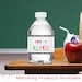 Editable Back to School Water Bottle Label, Printable Teacher Student ...