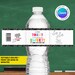 Editable Back to School Water Bottle Label, Printable Teacher Student ...