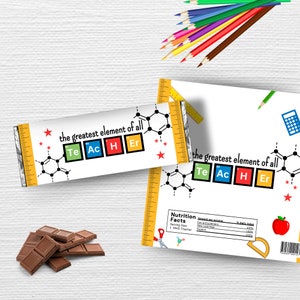 Editable Back to School Chocolate Bar Label, Printable Teacher Candy ...