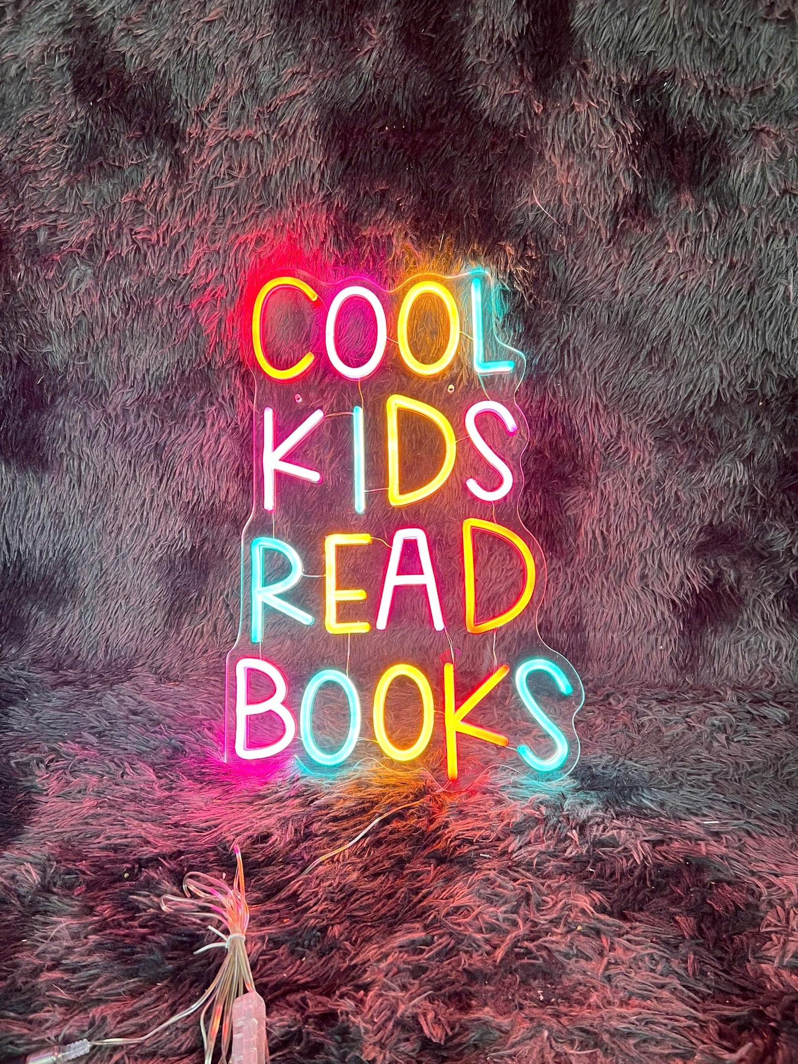 Cool Kids Read Books Neon Sign, Library Neon Sign, Coffee Book Light ...