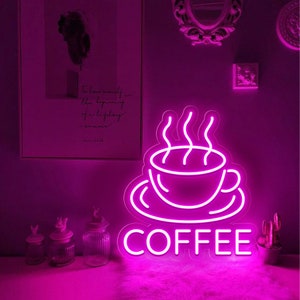 Coffee Neon Signs,kitchen Led,personalized Coffee Sign,club Cafe Shop ...
