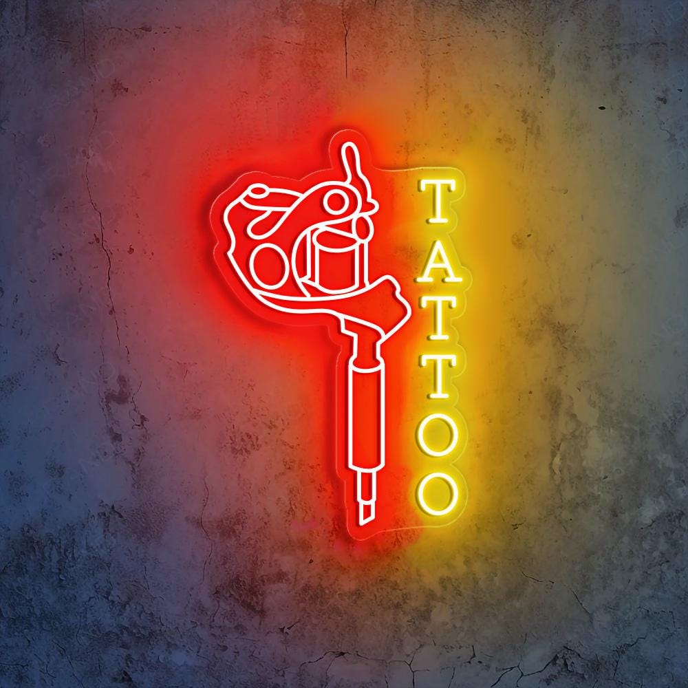 Tattoo Neon Sign, Tattoo Artist Neon Sign,tattoo Shop Neon Sign,tattoo ...