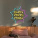 Glow Party World LED Sign, Bar and Chill Neon Sign, Open Bar Neon Sign ...