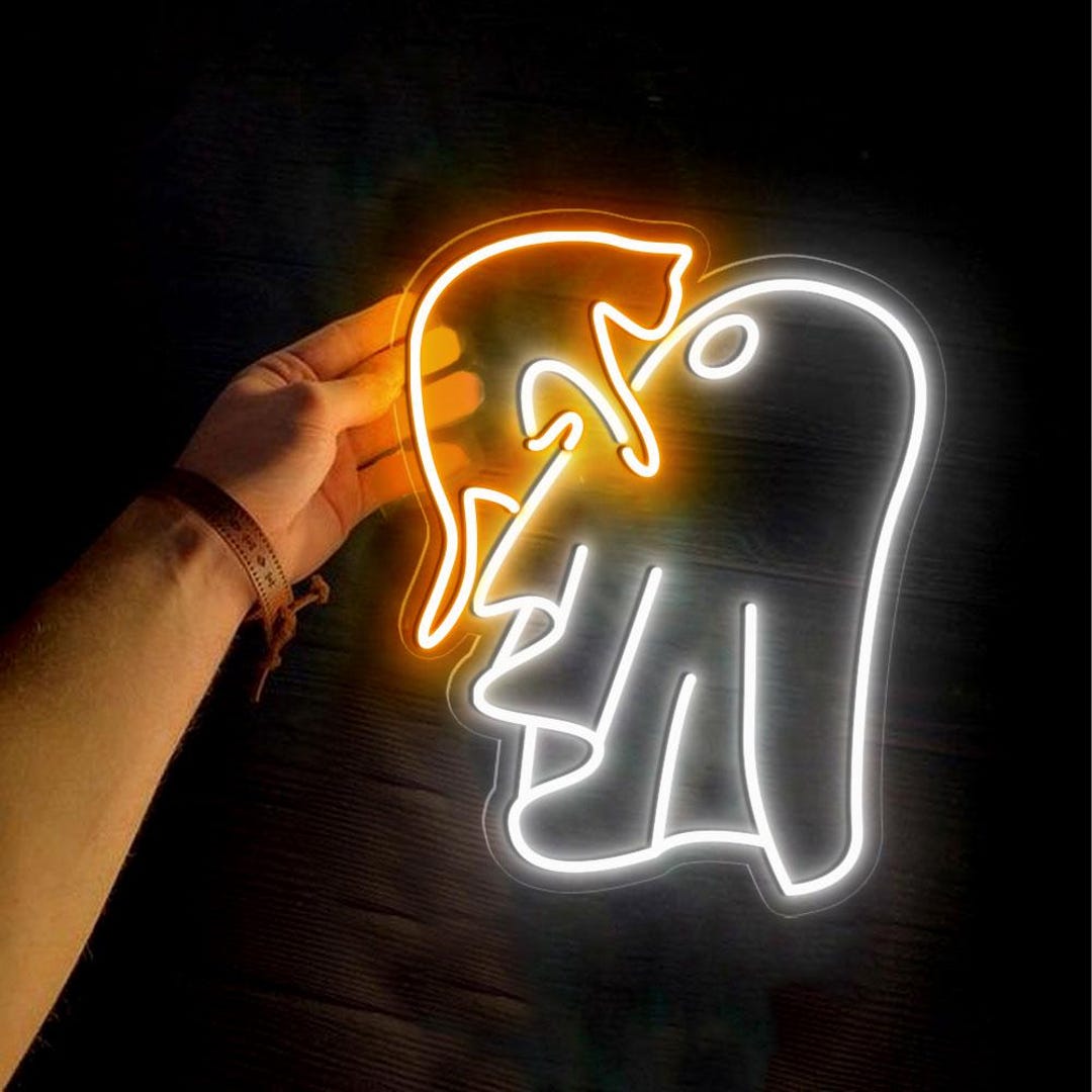 Ghost Holding Cat Neon Sign, Cute Ghost Cat Neon Sign,cute Cat LED Sign ...