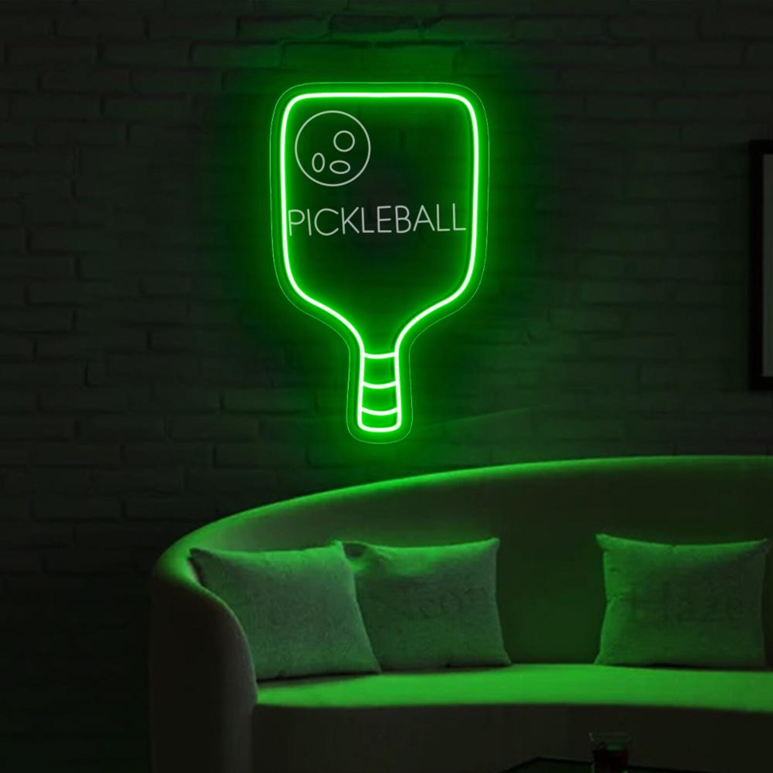 Pickle Ball Neon Sign, Pickleball Neon LED, Pickleball Paddles Neon ...