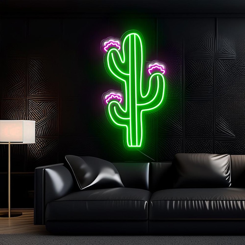 Cactus Neon Sign, Garden Neon Sign, Desert Plant Neon Sign,cactus Lover ...
