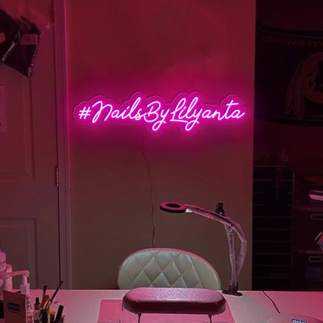 All You Need is Nails Sign, Nail Salon Sign, Beauty Salon LED, Nail ...