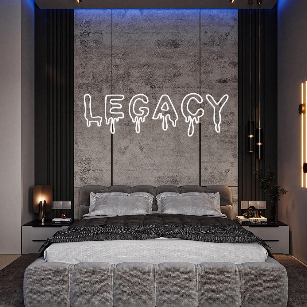 Dripping Legacy Neon Sign, Heritage Neon Sign,dropping Legacy Light Up ...