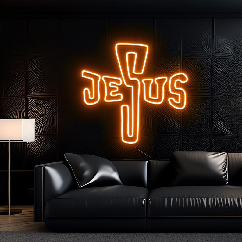 Cross Neon Sign, Jesus LED Cross Sign, Cross Neon Light,jesus Cross ...