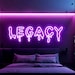 Dripping Legacy Neon Sign, Heritage Neon Sign,dropping Legacy Light Up ...