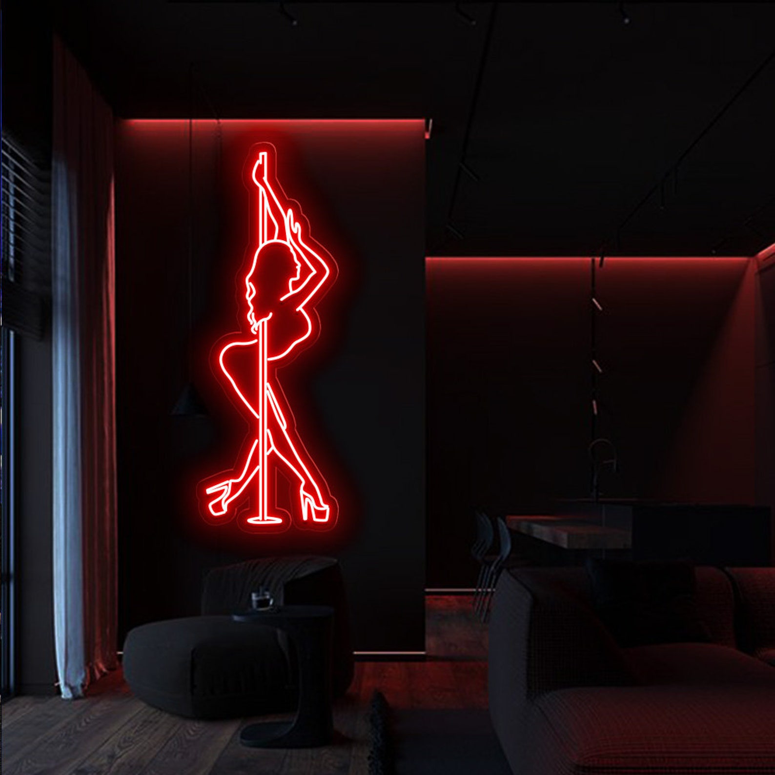 Body Goal Neon Sign,pole Dancing,yoga Room Neon Sign,beauty Room Sign ...
