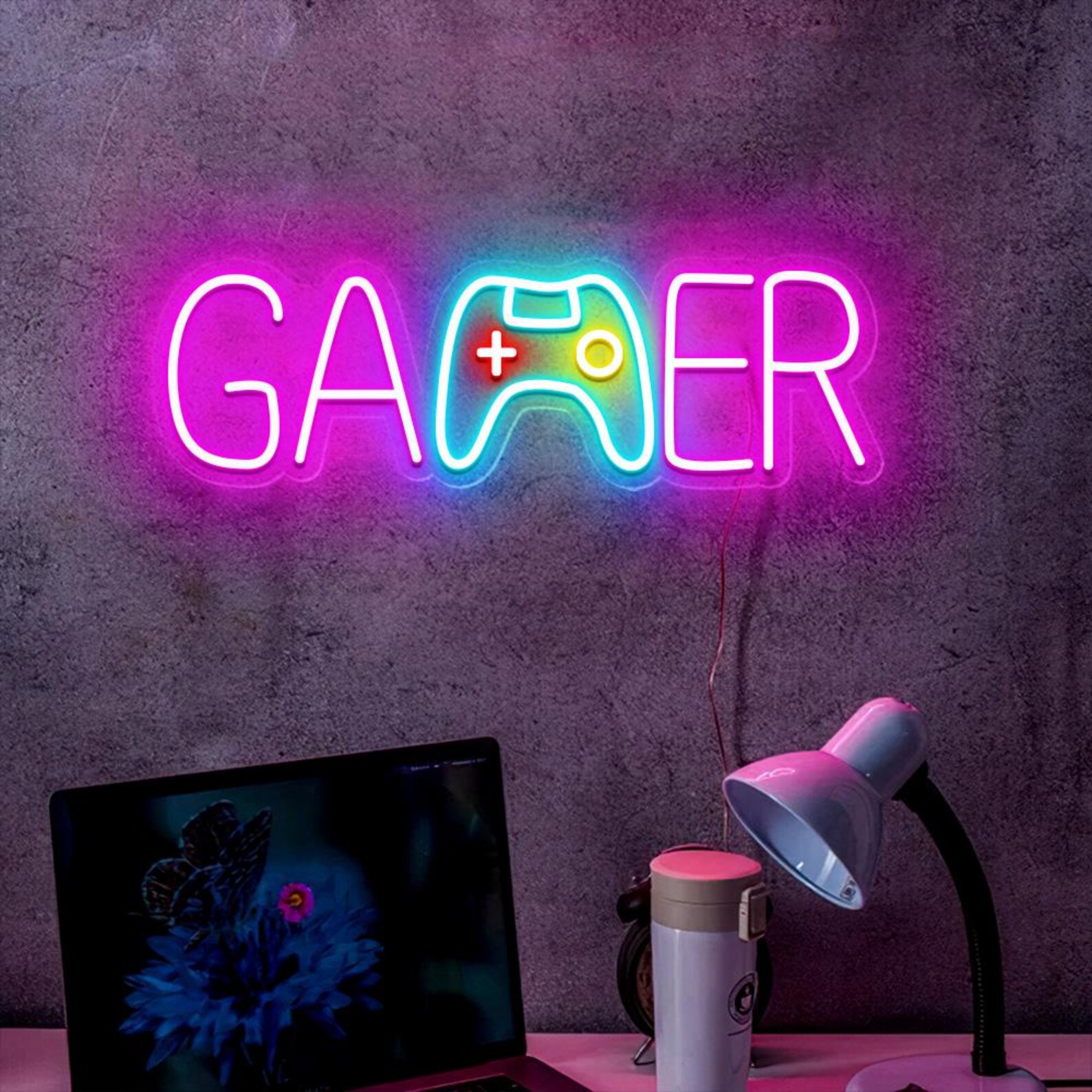 Gamer Neon Sign, Streaming Game on Air Neon Led,game Room Sign,lounge ...