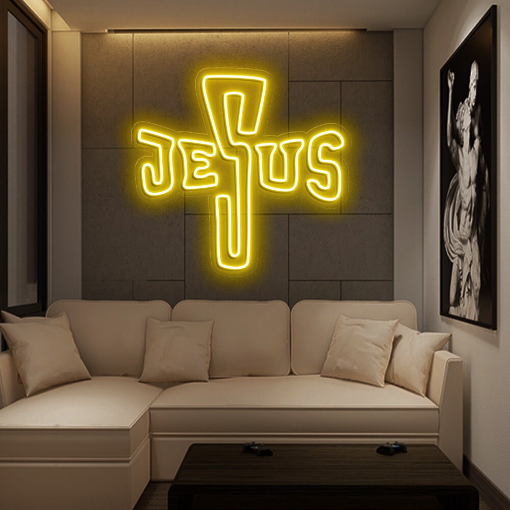 Cross Neon Sign, Jesus LED Cross Sign, Cross Neon Light,jesus Cross ...