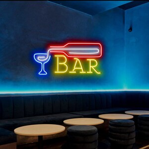 Martini LED Neon Sign, Martini Glass Neon Sign,pub Decoration,bar ...