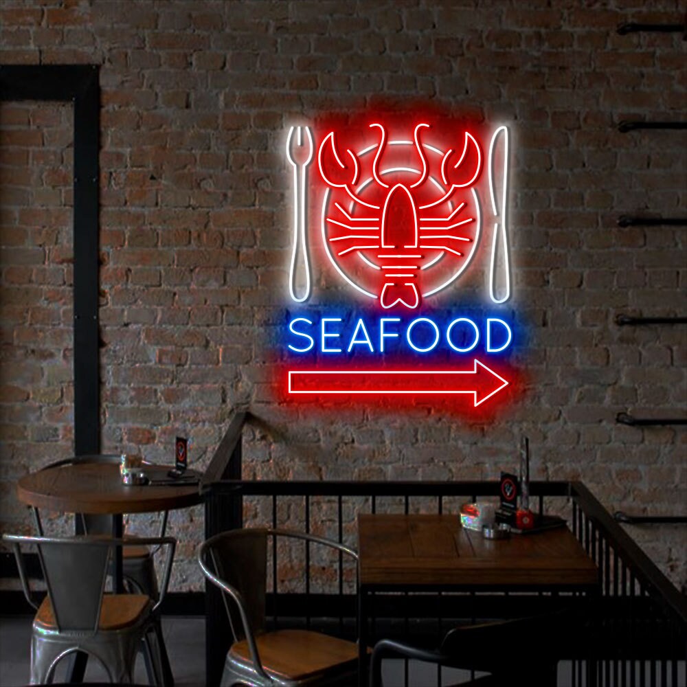 Lobster Neon Sign, Seafood Market Led Sign, Animal Neon Sign Custom,led ...