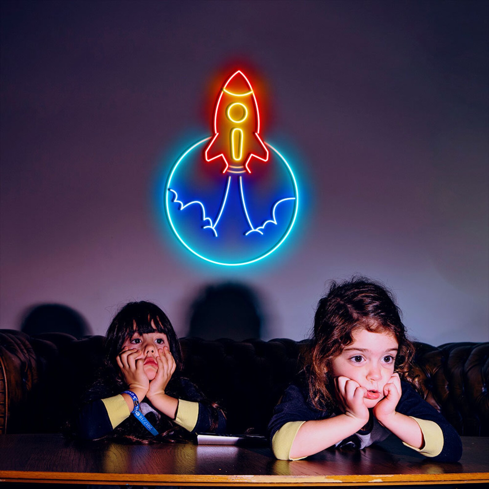 Spaceship Launch Neon Sign,astronaut/galaxy/space/sky Neon Sign ...