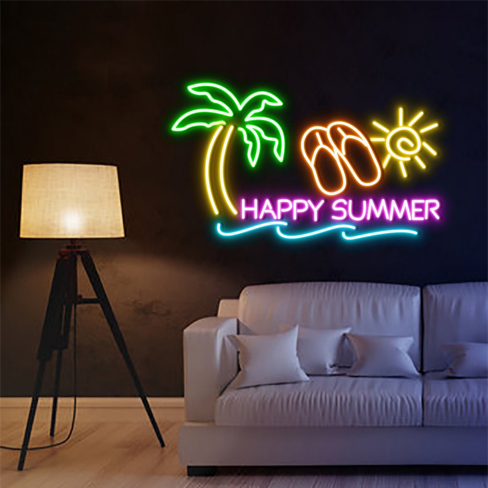 Let's Party Neon Sign, Festival Neon Sign, Pool Party Neon Sign, Bar ...
