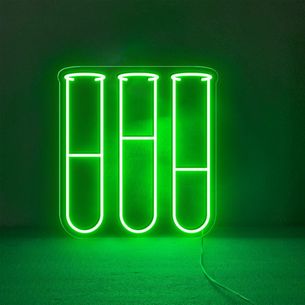 Test Tube Neon Sign, Science Neon Sign, Chemistry LED Sign,hormone Neon ...