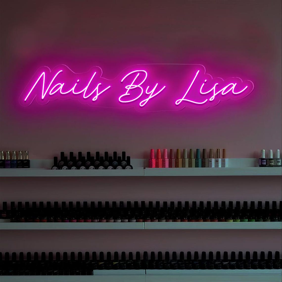 All You Need is Nails Sign, Nail Salon Sign, Beauty Salon LED, Nail ...