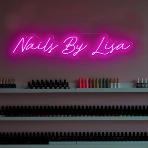 All You Need is Nails Sign, Nail Salon Sign, Beauty Salon LED, Nail ...