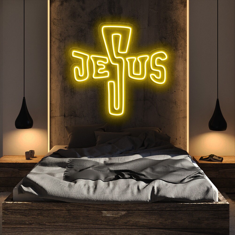 Cross Neon Sign, Jesus LED Cross Sign, Cross Neon Light,jesus Cross ...