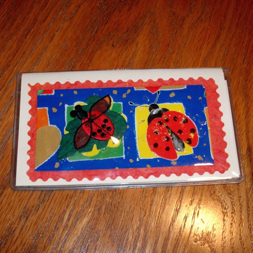 Ladybug Checkbook Cover - SALE - Etsy