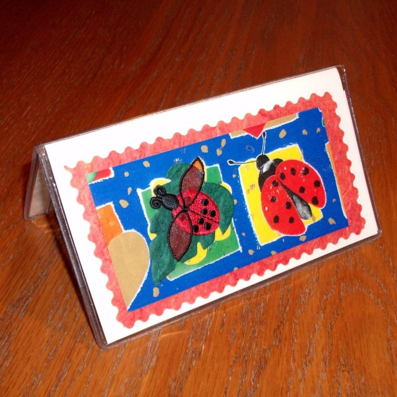 Ladybug Checkbook Cover - SALE - Etsy