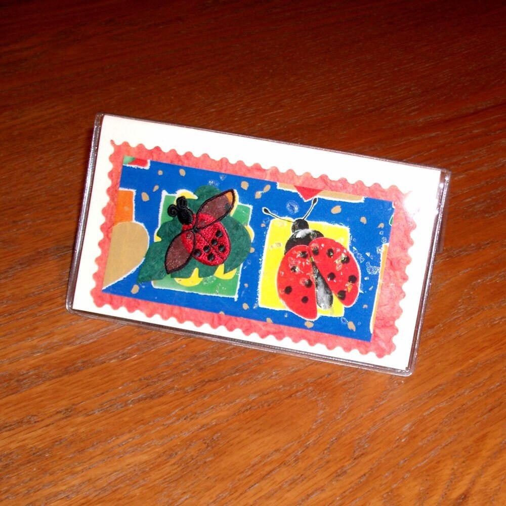 Ladybug Checkbook Cover - SALE - Etsy