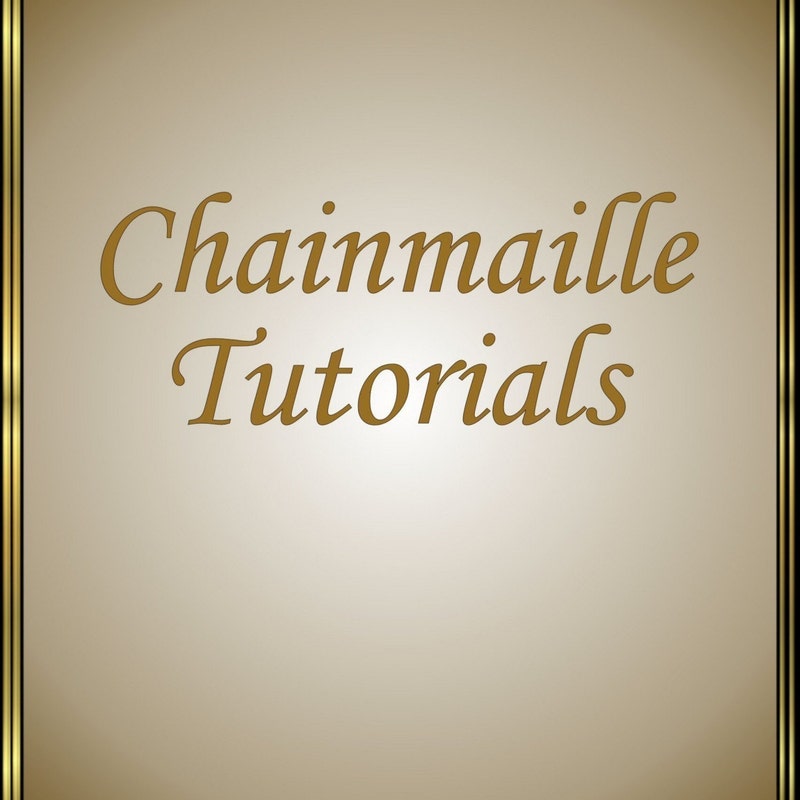 Chainmail Tutorial Etsy
