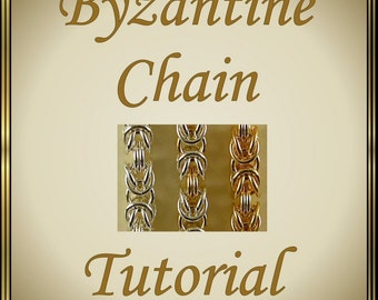 Chainmaille Tutorial Byzantine Chain Maille Bracelet - Etsy
