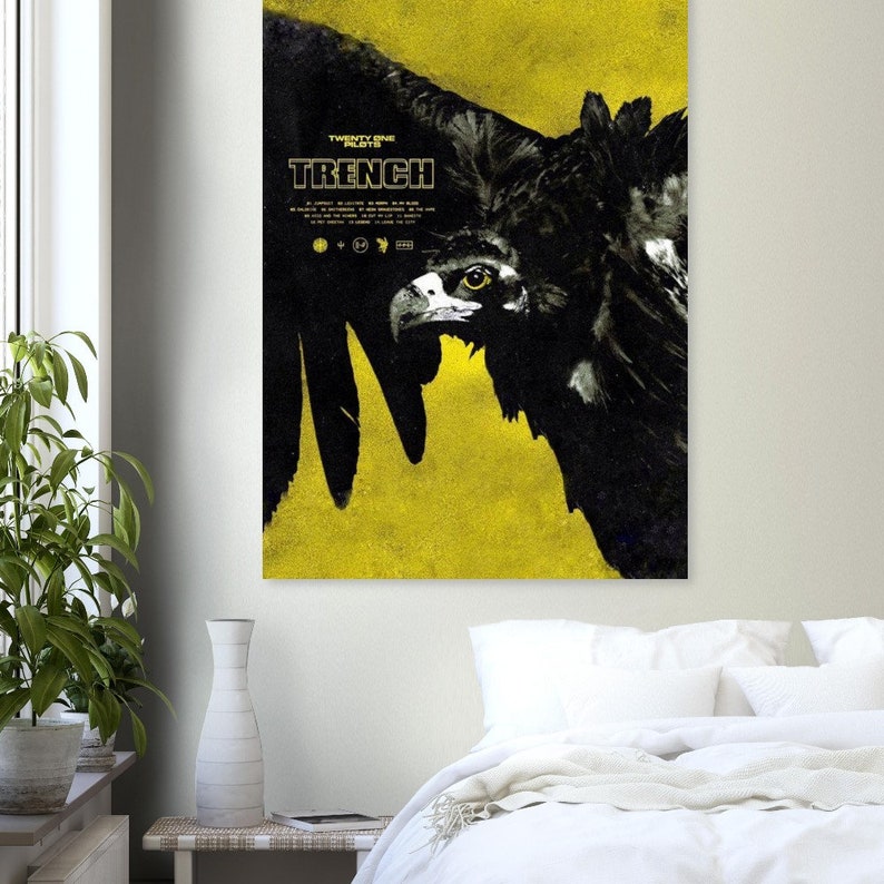 Twenty One Pilots "trench" Album Cover Merch | Poster | Fan Merchandise ...