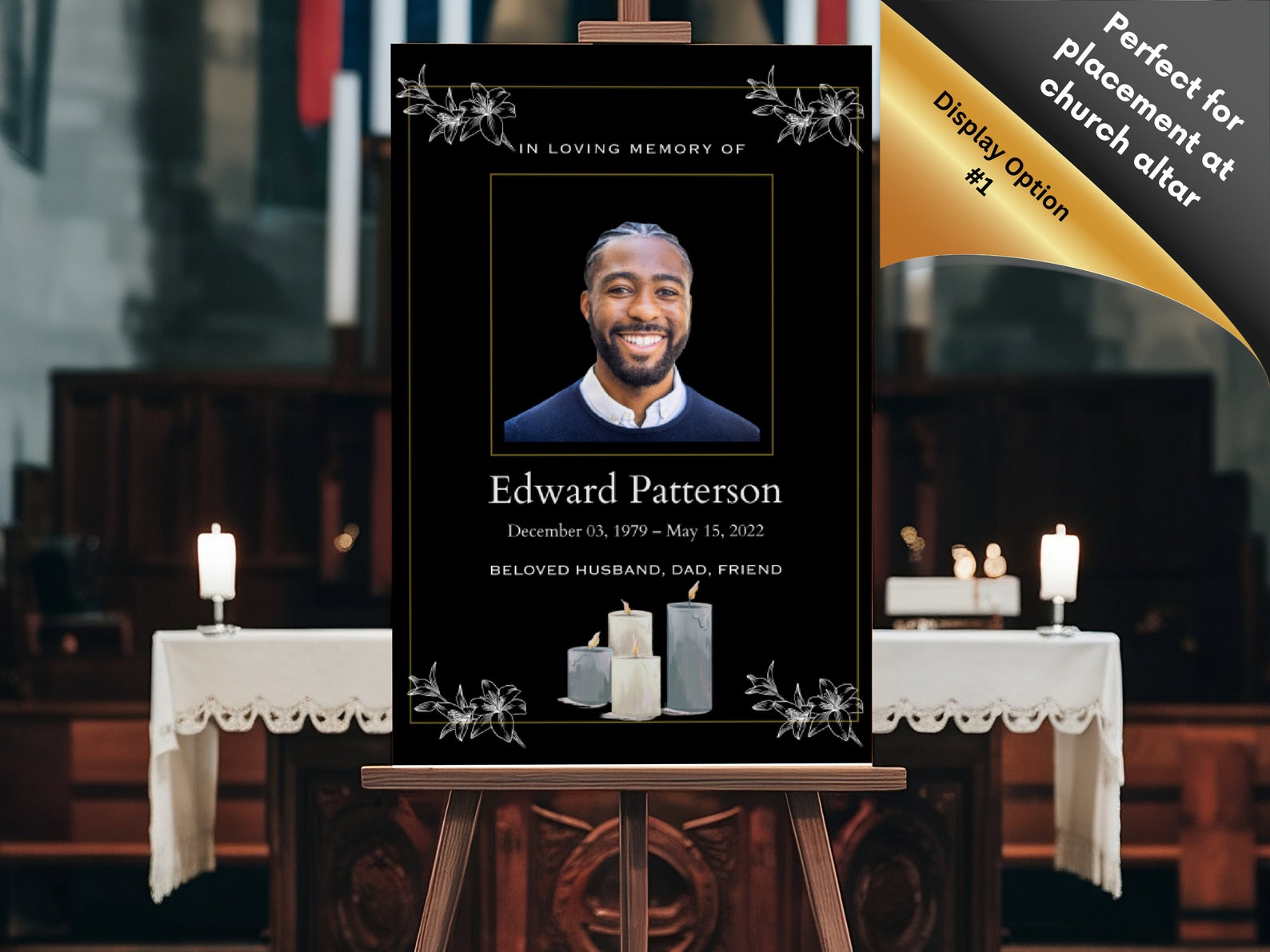 Celebration of Life Memorial Board| Personalized Funeral Display| Mom ...