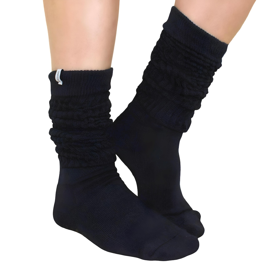 Midnight Slouch Pilates Grip Socks - Etsy