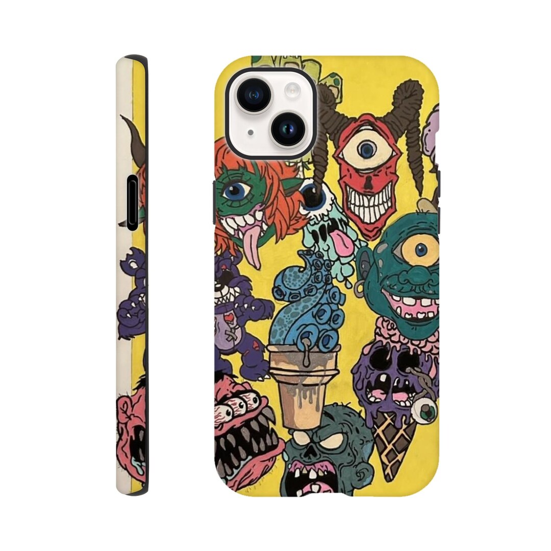Monster Collage Artwork Tough Case - Etsy