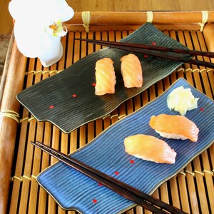 Handcrafted Artistic Ceramic Sushi Plates - Various Colors and Sizes - Etsy