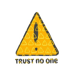 Digital Download – Trust No One Warning Sign – Printable Wall Art for ...