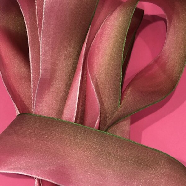 Pink Floral Ribbon - Etsy