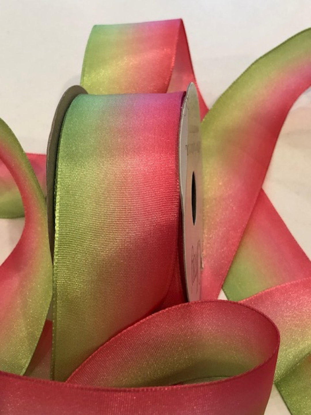 Pink, Green, Ombre, Wired Ribbon - Etsy