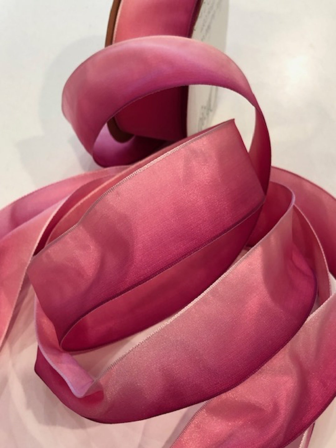 Ombre, Ribbon, Mauve, Fuchsia, Wired Ribbon - Etsy