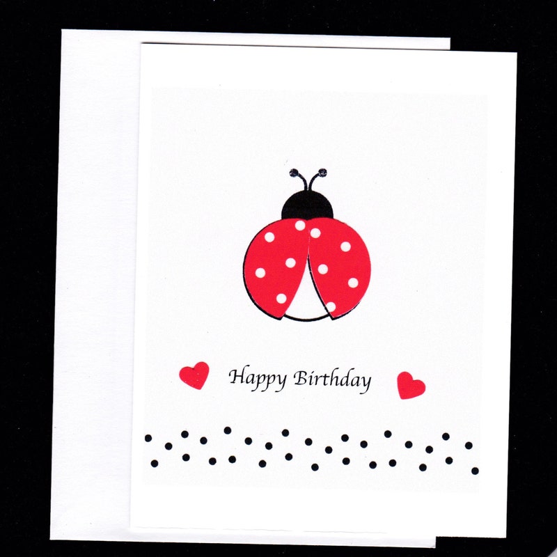 Ladybug Cards - Etsy