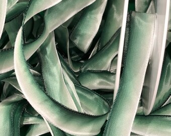 Yellow to Blue Ombre Wired Ribbon 3 Yds | Etsy