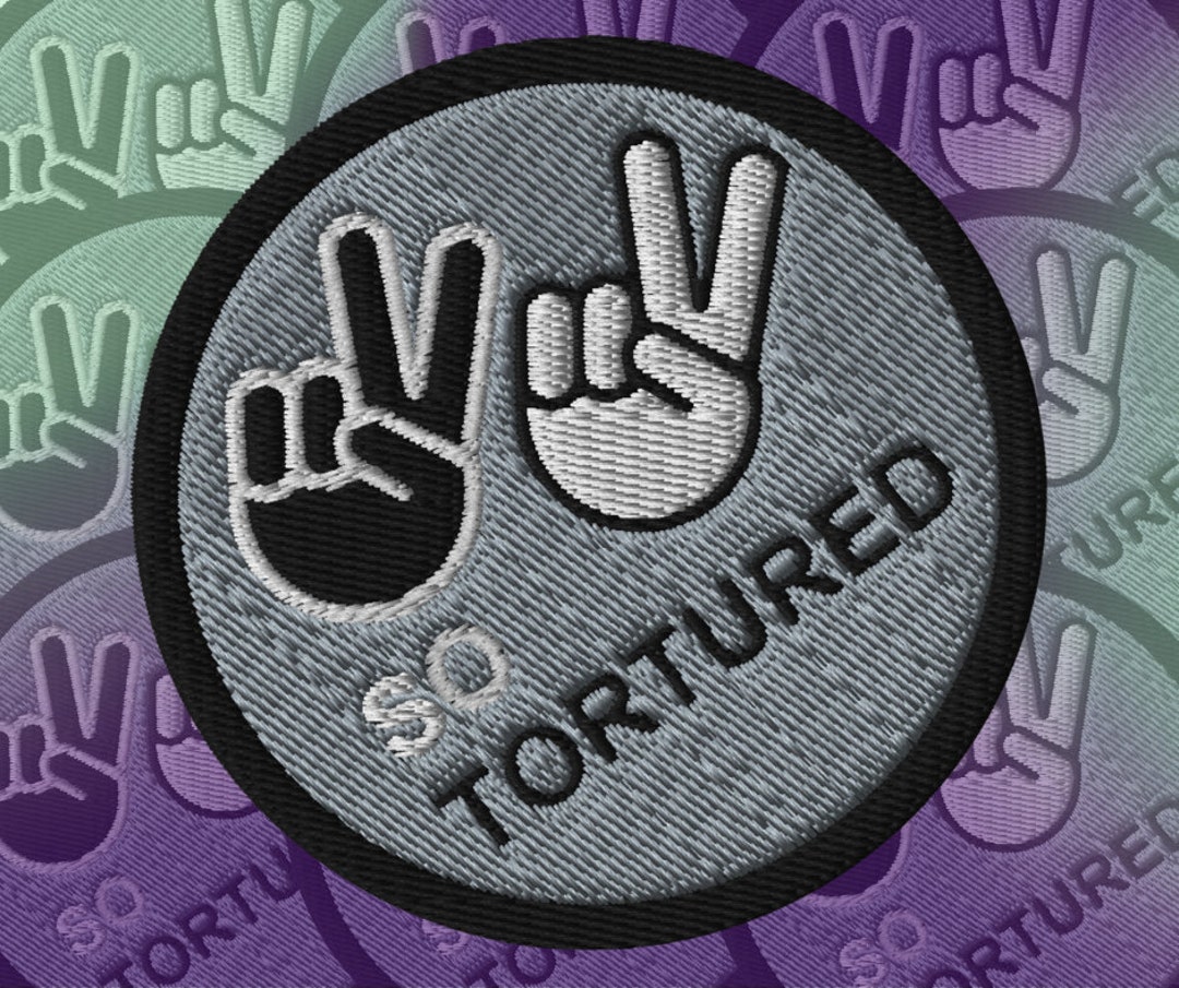 So Tortured TTPD 3x3 Patch Taylor Swift Patch, Peace Sign, the Tortured ...