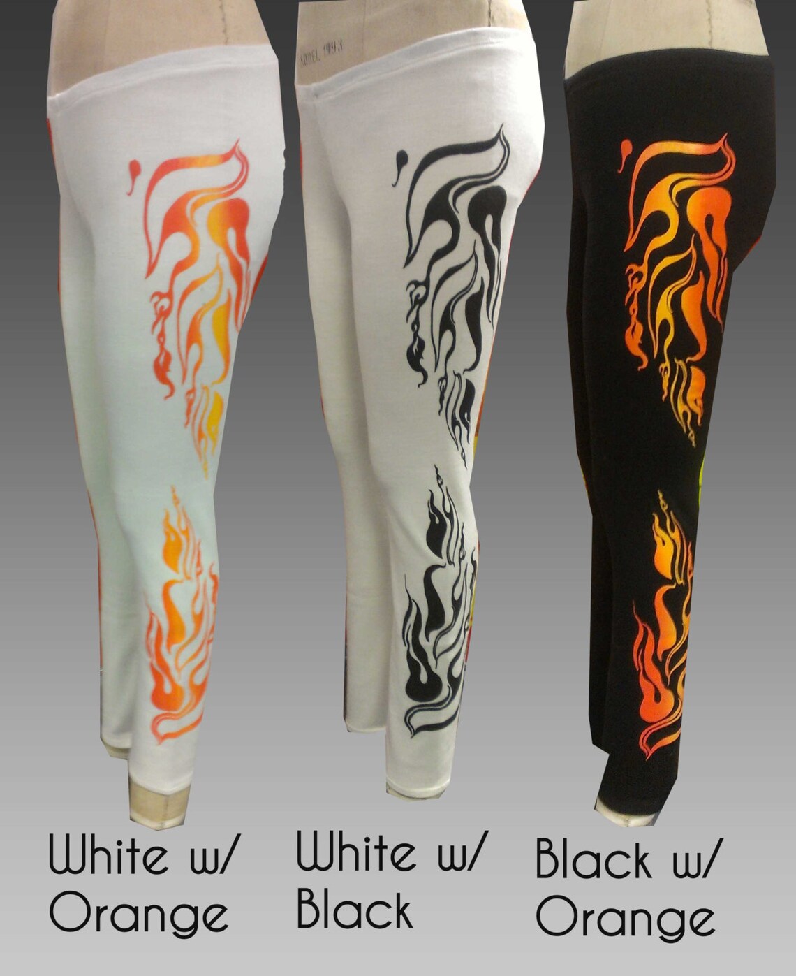 SALE Flame Printed Leggings - Inherently Fire Resistant Fabric - Etsy