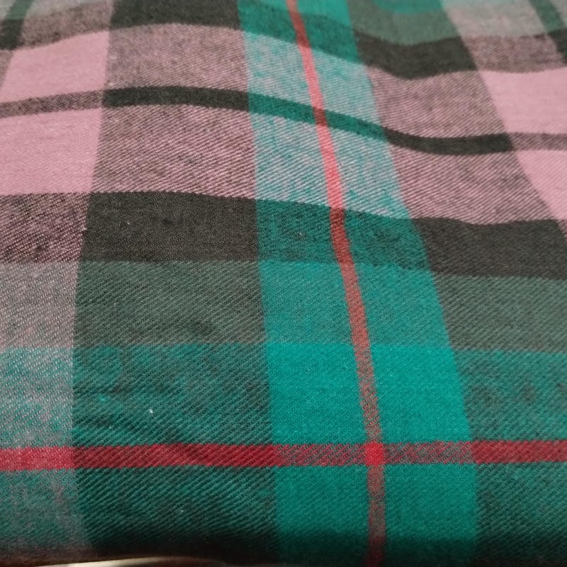 Plaid Flannel Fabric - Etsy