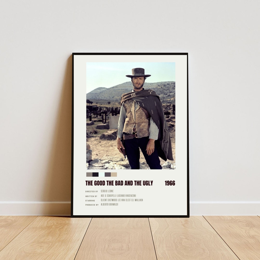 The Good the Bad and the Ugly Poster Clint Eastwood Film Poster ...