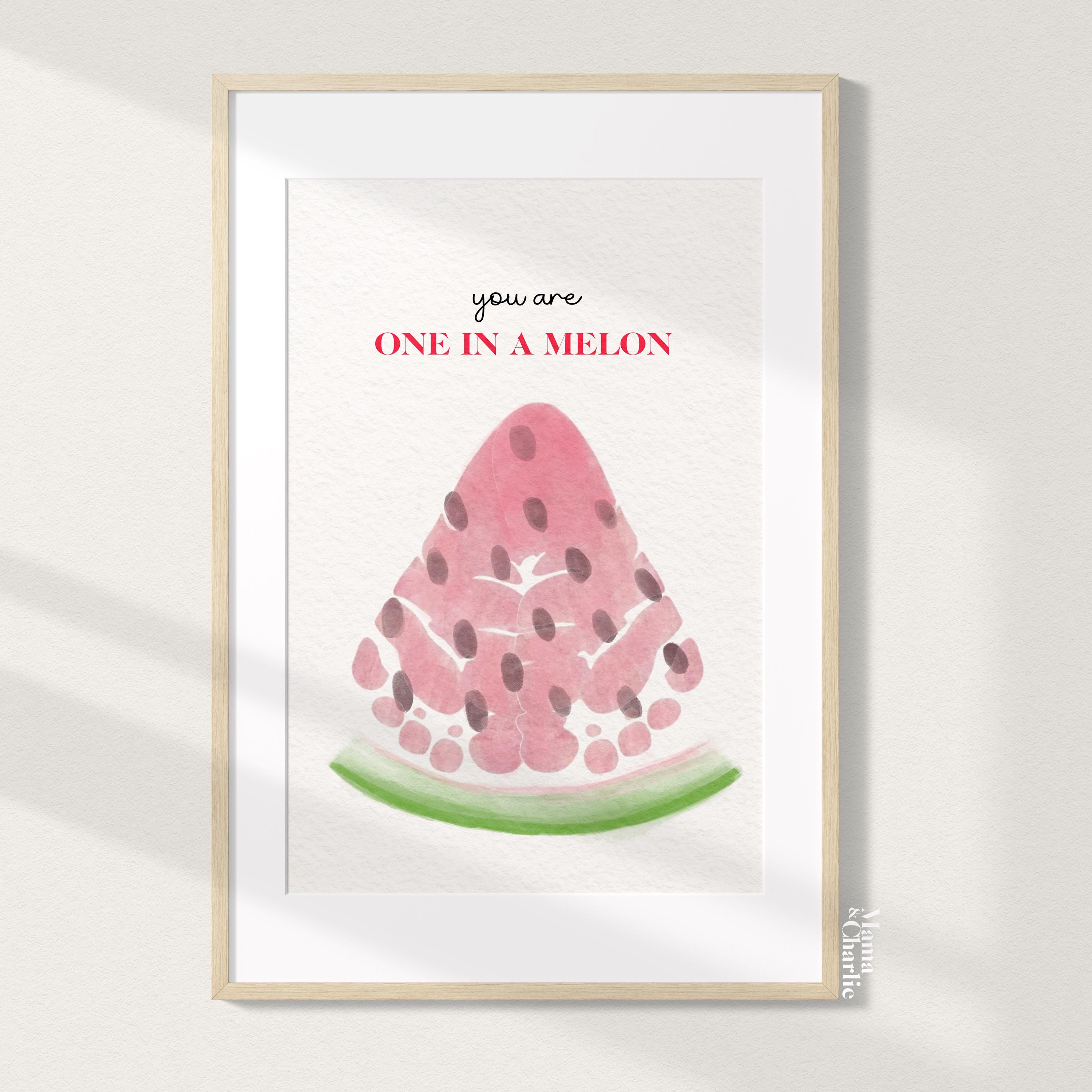Watermelon Footprint Craft | One in a Melon | Baby & Kids' Handprint ...