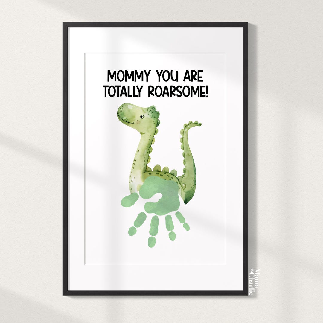 Mothers Day Craft | Totally Roarsome | Baby & Kids' Handprint Keepsake ...