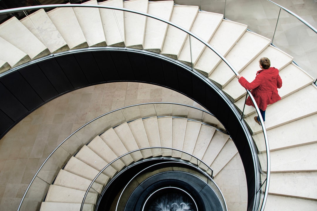 Louvre Museum Staircase, the Louvre, Staircase, Spiral Staircase, Fine ...