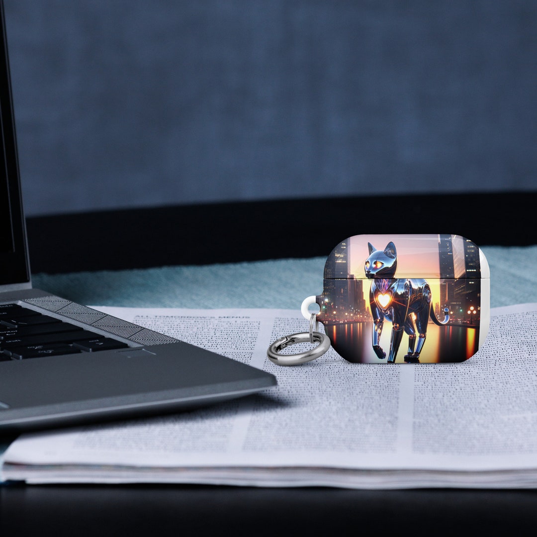 Cyberpunk Cat Airpods® Case | Premium Impact-absorbing Protection ...