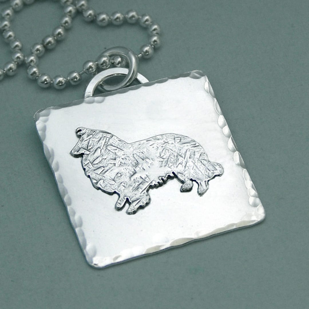 Sheltie Necklace - Sterling Silver - Etsy